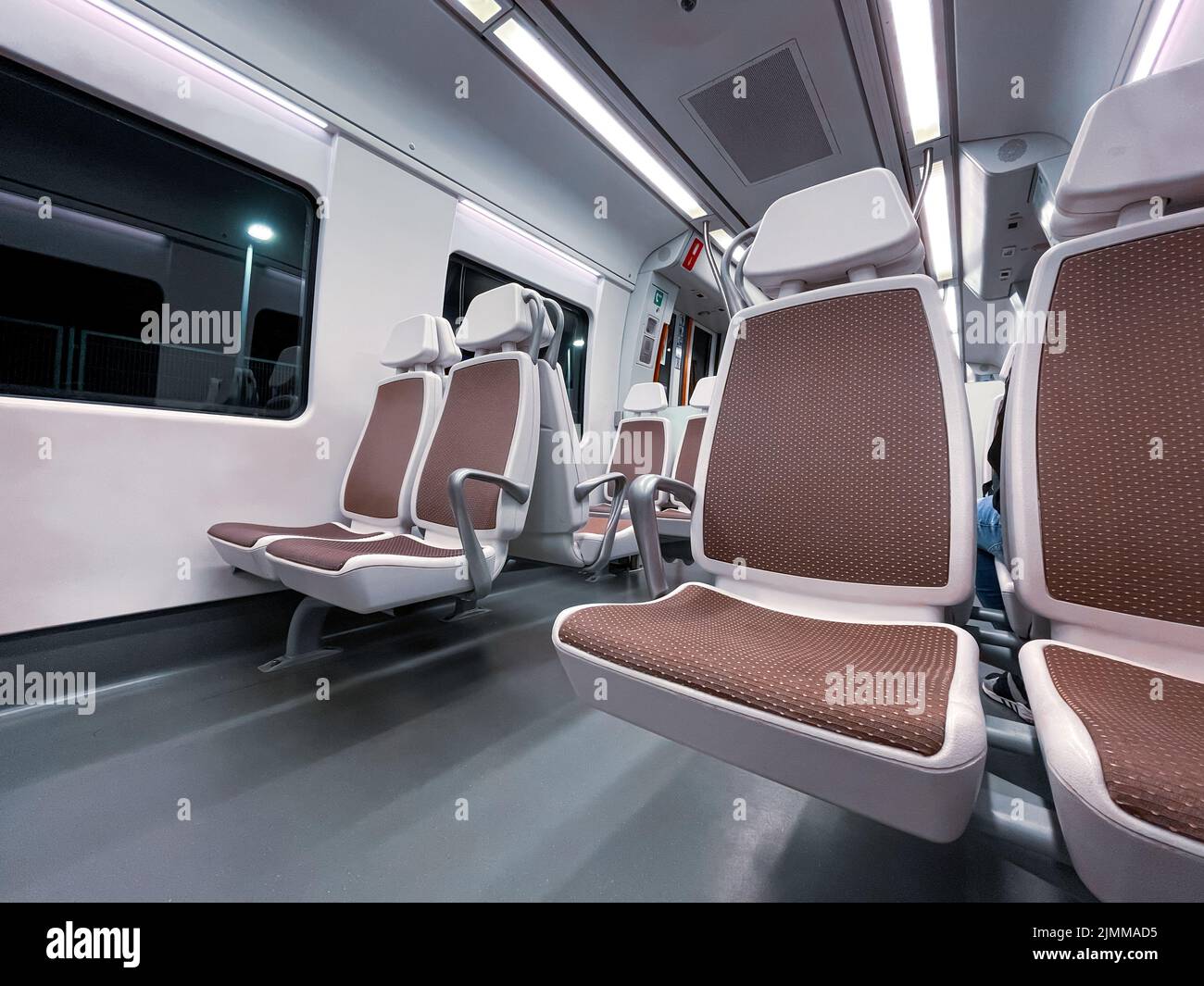 empty train car, mode of transportation Stock Photo - Alamy