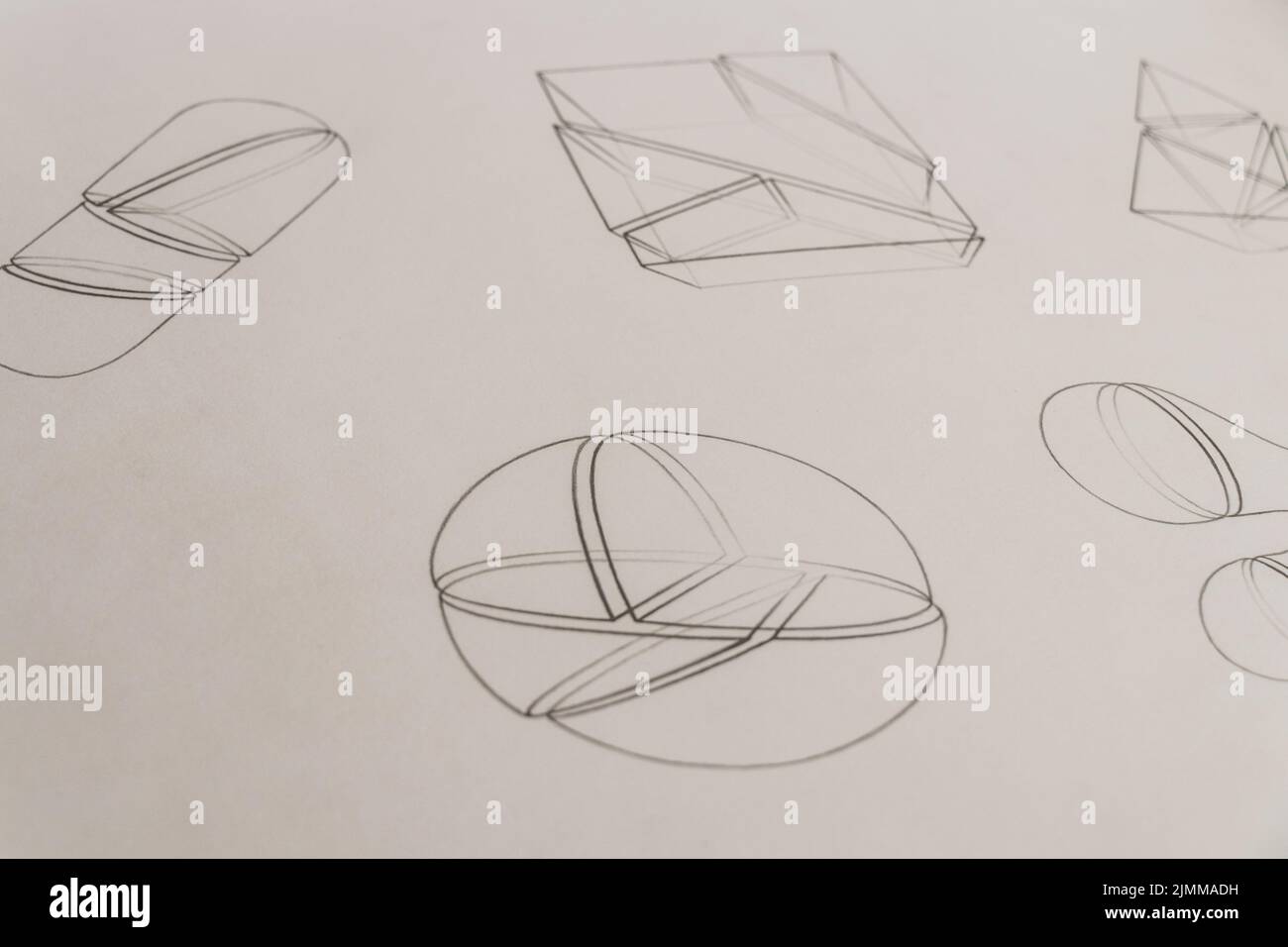 Graphite pencil strokes paper hi-res stock photography and images - Alamy