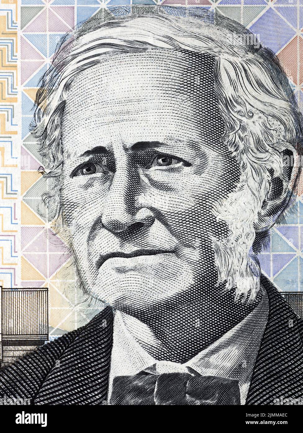 John Tebbutt portrait from Australian money - Dollars Stock Photo - Alamy