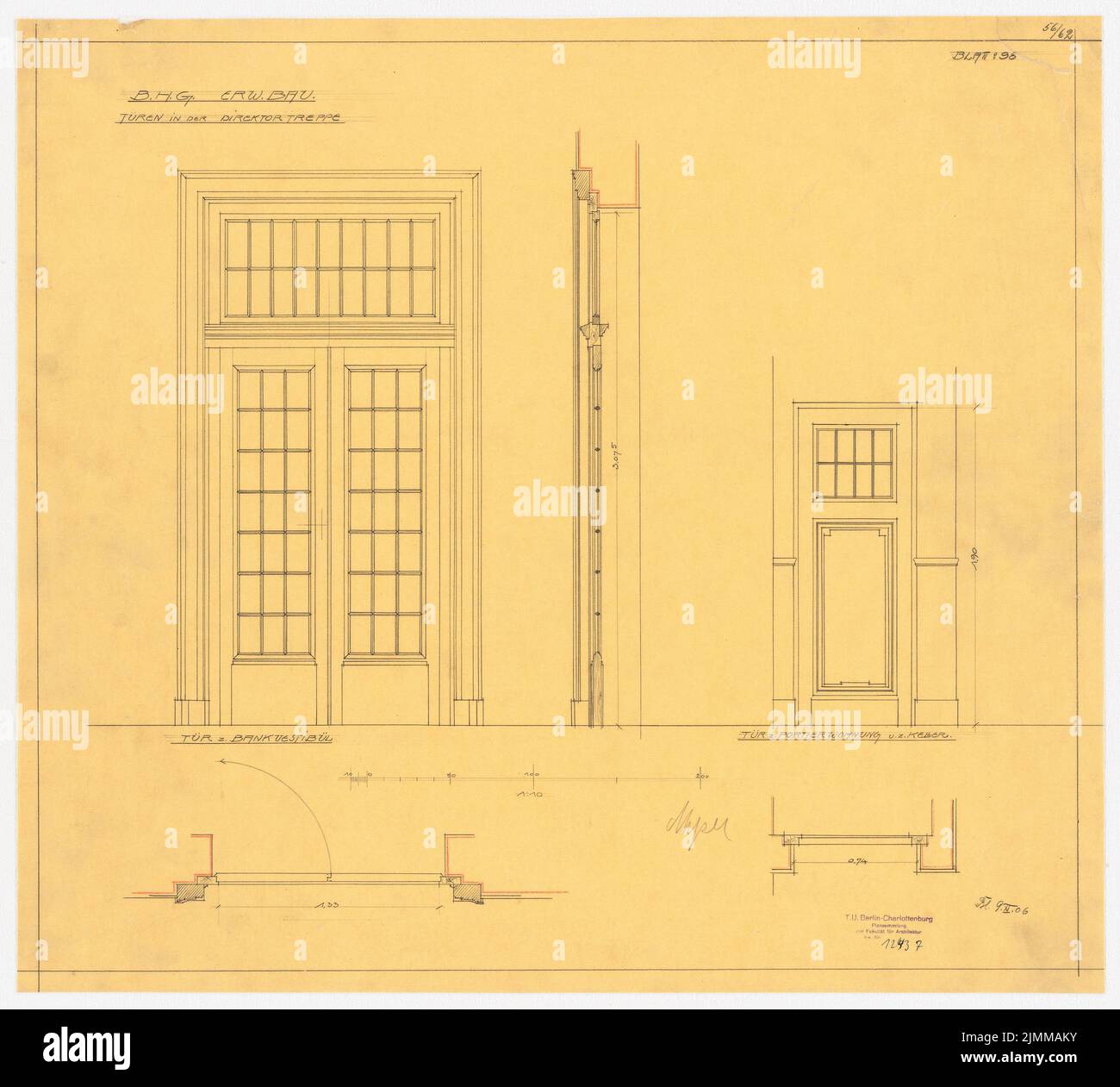 Messel Alfred (1853-1909), commercial building of the Berlin ...