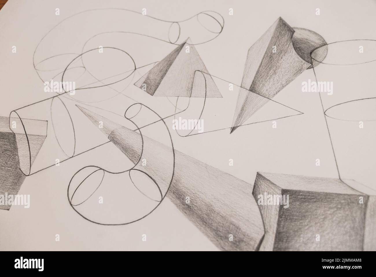 Graphite pencil strokes paper hi-res stock photography and images - Alamy