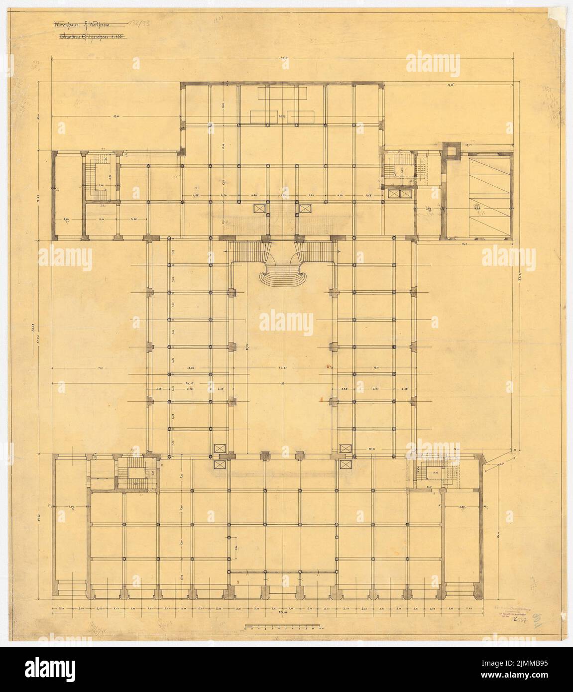 1909 grundriss eg hi-res stock photography and images - Alamy