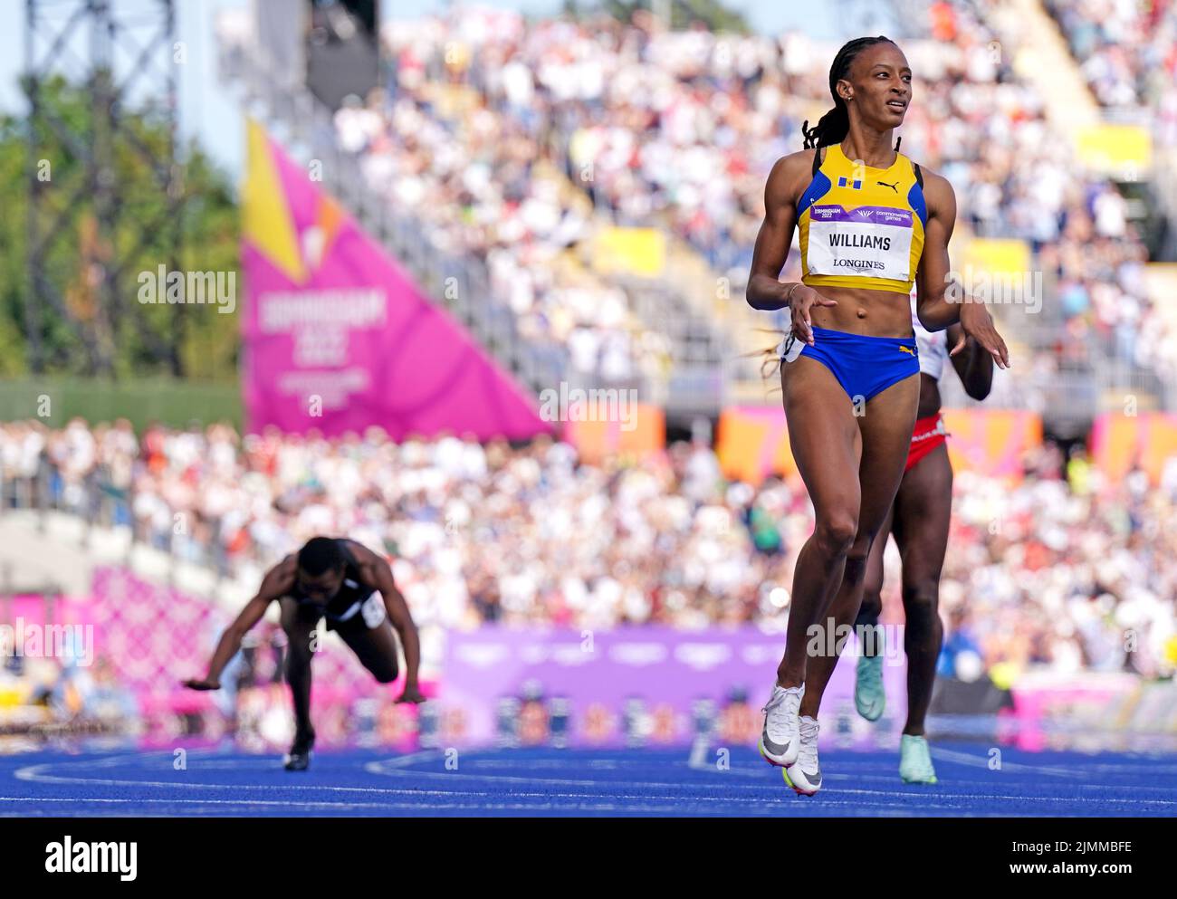 Barbados' Sada Williams wins gold in the Women's 400m Final at ...