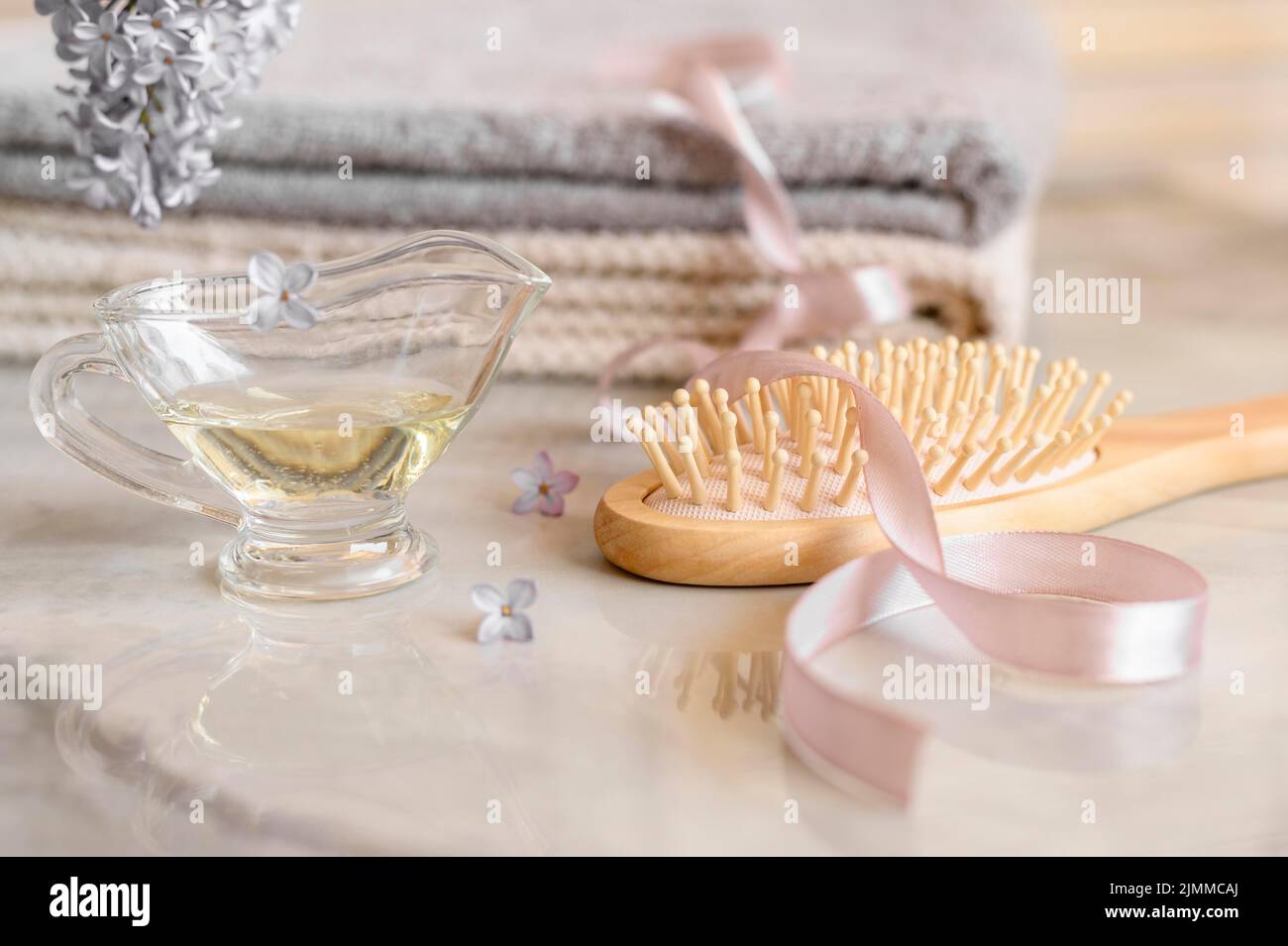Set hair treatment products hi-res stock photography and images - Alamy