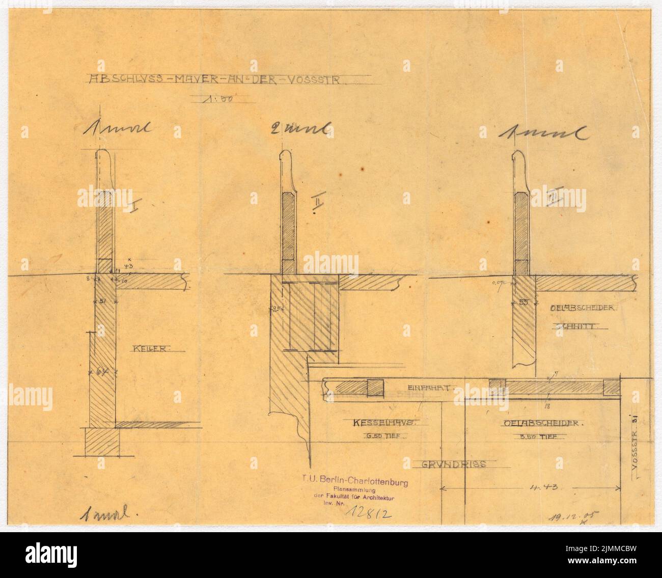 50 e 1 grundriss 1 hi-res stock photography and images - Alamy