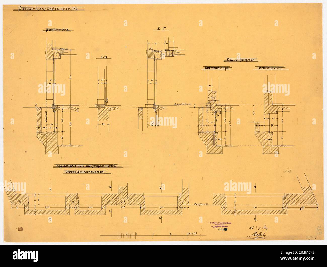Messel Alfred (1853-1909), studio and residential building Leonard ...
