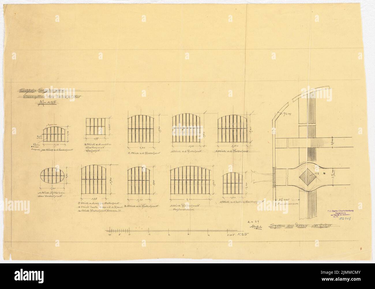 Messel Alfred (1853-1909), Gutshaus Wedemeyer, Schönrade (04.04.1898 ...