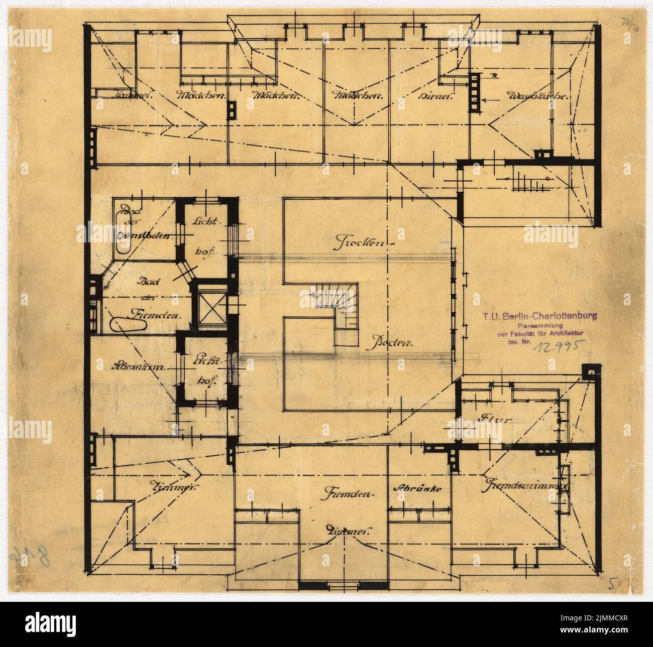 Messel Alfred (1853-1909), residential building Dr. E. Simon, Berlin ...