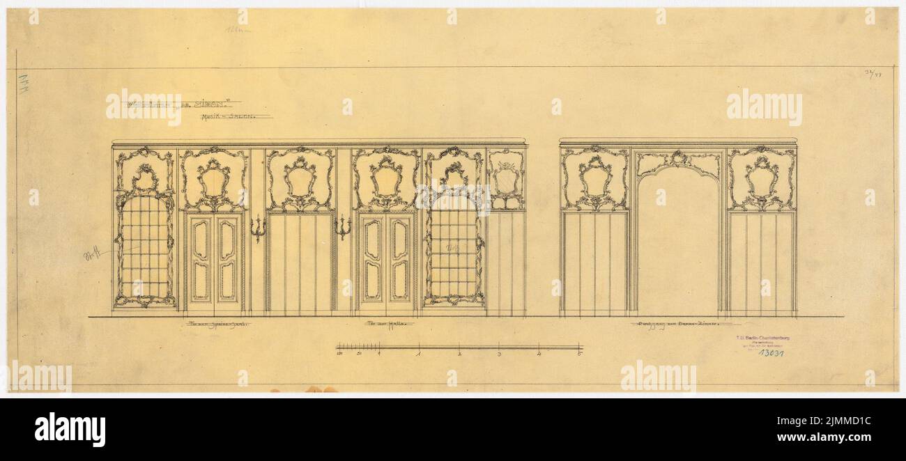 Messel Alfred (1853-1909), residential building Dr. E. Simon, Berlin ...