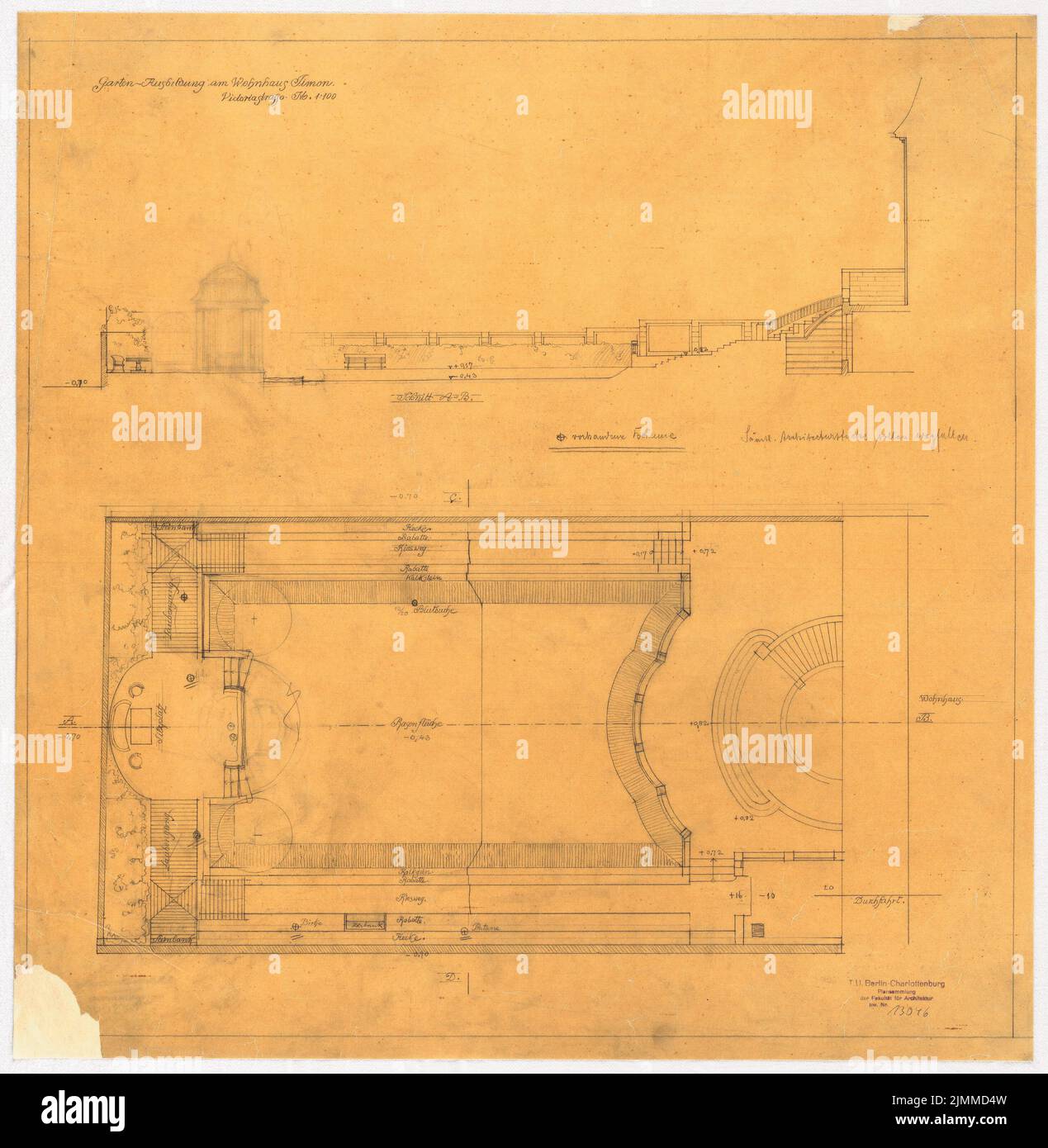 Messel Alfred (1853-1909), residential building Dr. E. Simon, Berlin ...
