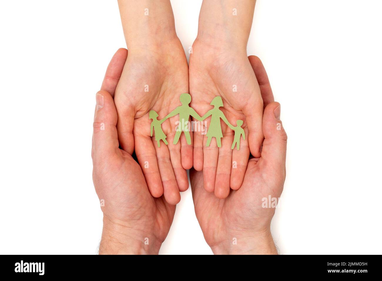 Two Sets Of Cupped Hands