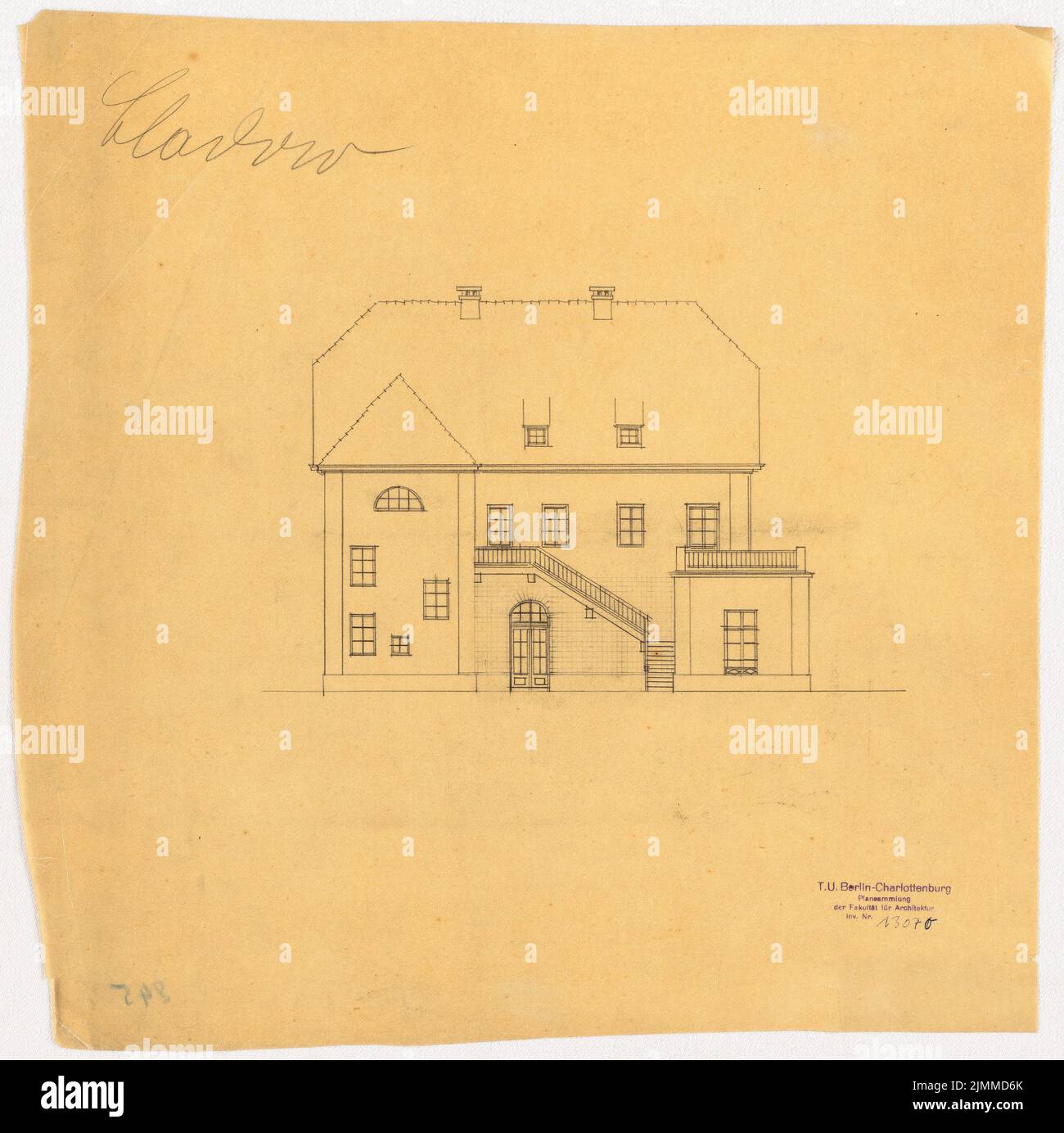 100 germany building design plan elevation historic home hi-res stock ...