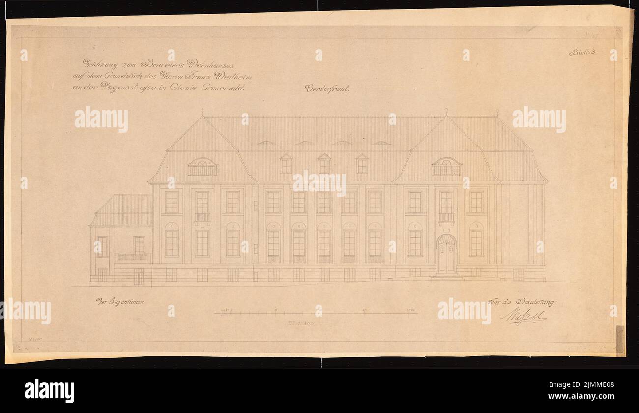 100 germany building design plan elevation historic home hi-res stock ...