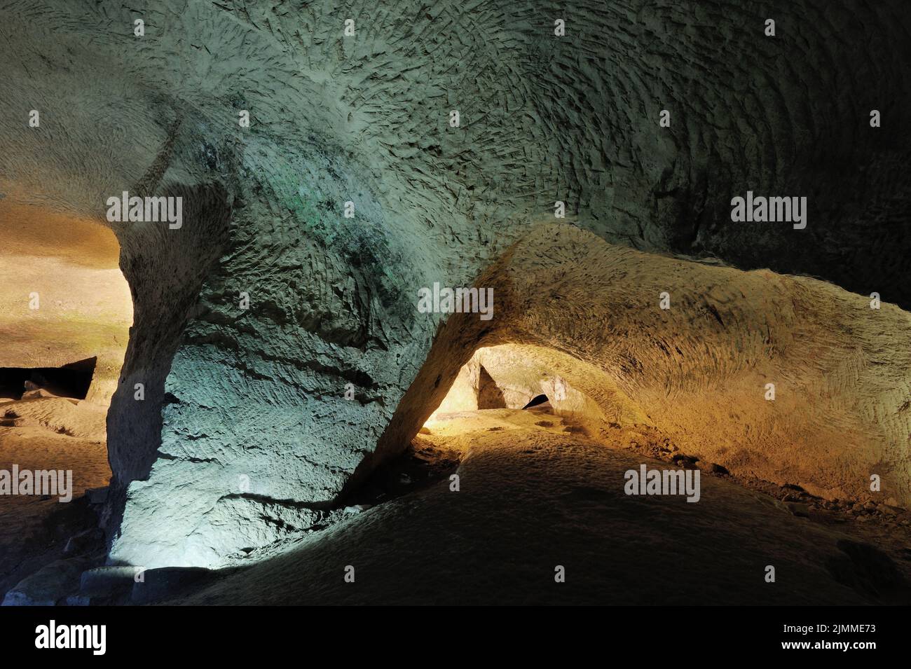 The caves of Beit Guvrin in Israel Stock Photo - Alamy