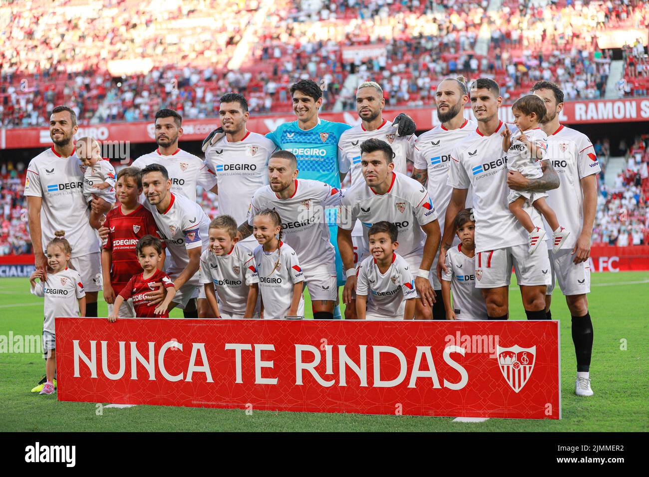 Sevilla FC team group during the Antonio Trophy match between Sevilla ...