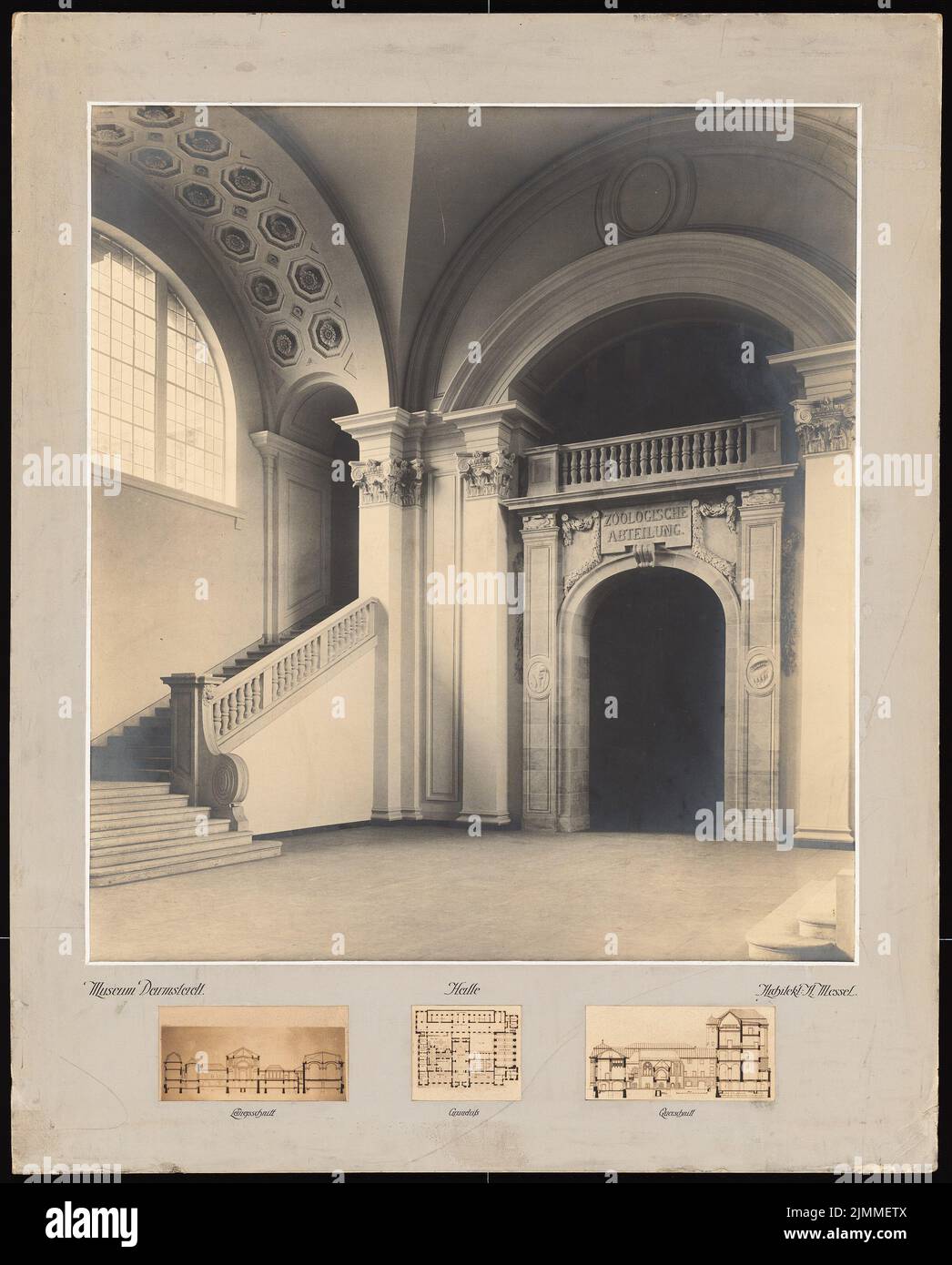 Messel alfred 1853 1909 großherzogliches museum hi-res stock ...