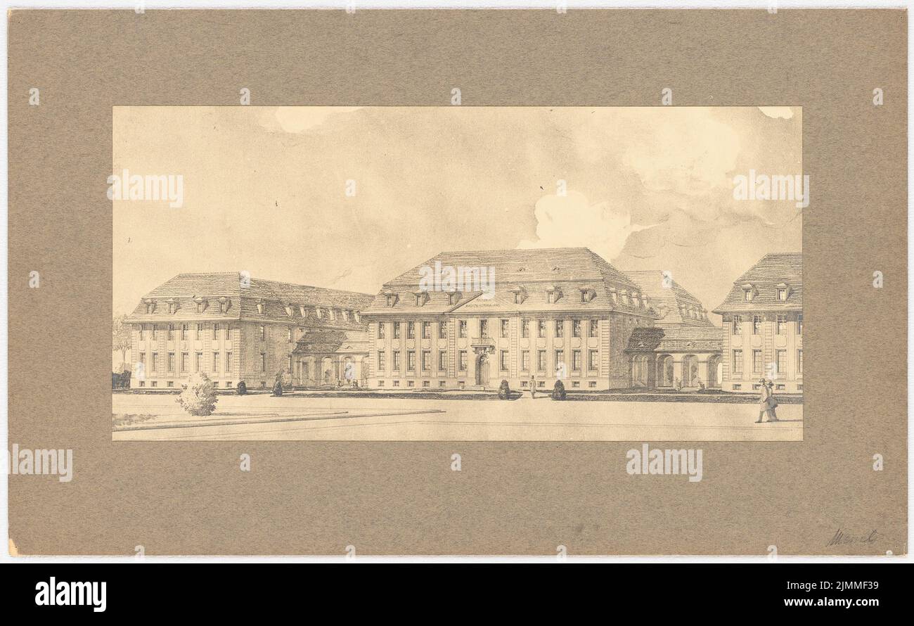 Messel Alfred (1853-1909), Auguste-Victoria-Haus in Berlin ...