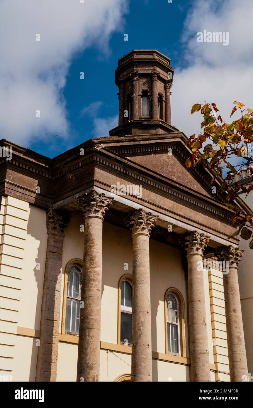 Classic architecture of the disused Methodist Church in the port city ...