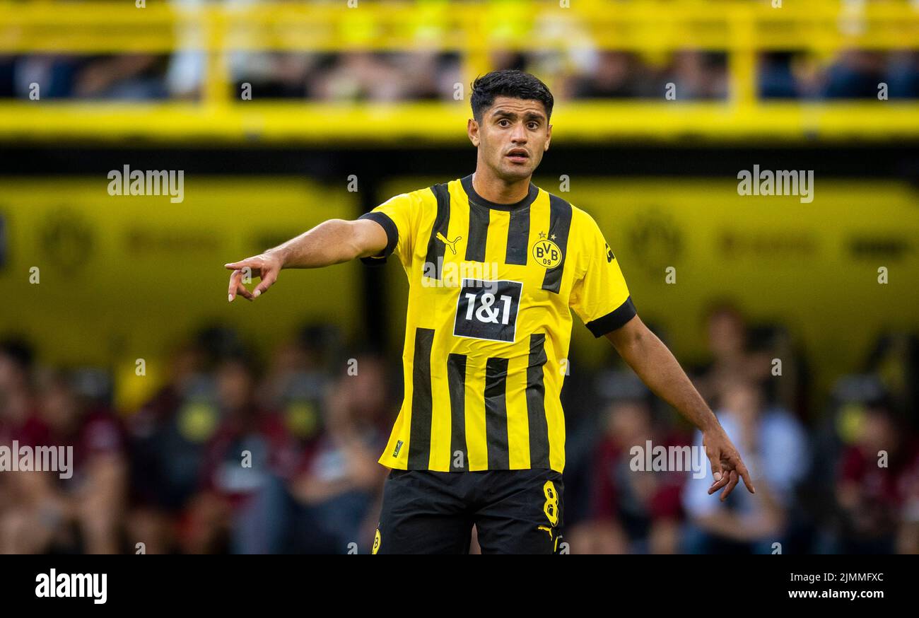Mahmoud Dahoud (BVB) Borussia Dortmund - Bayer Leverkusen 06.08.2022 ...
