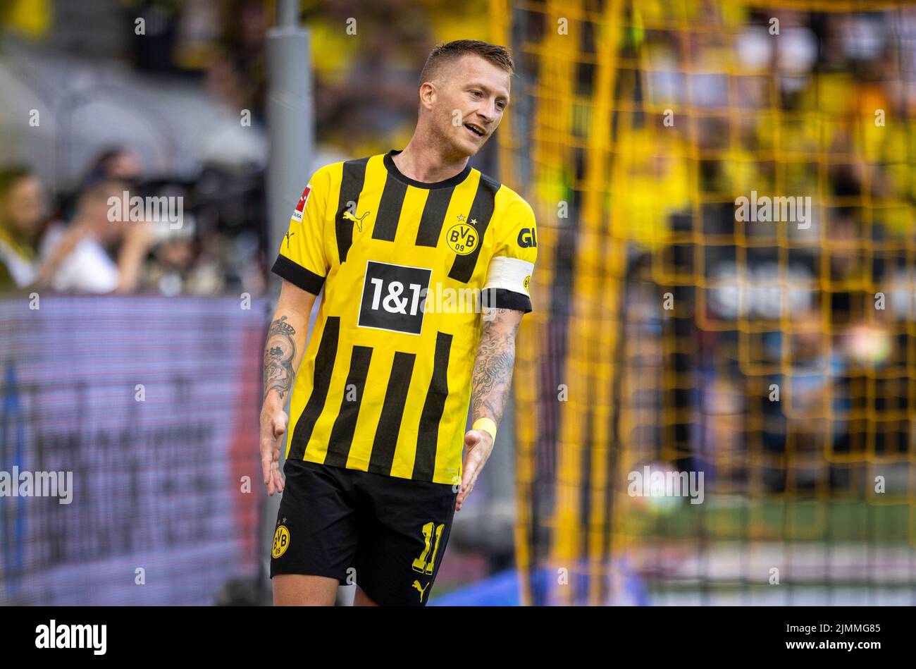 Marco Reus (BVB) Borussia Dortmund - Bayer Leverkusen 06.08.2022 ...