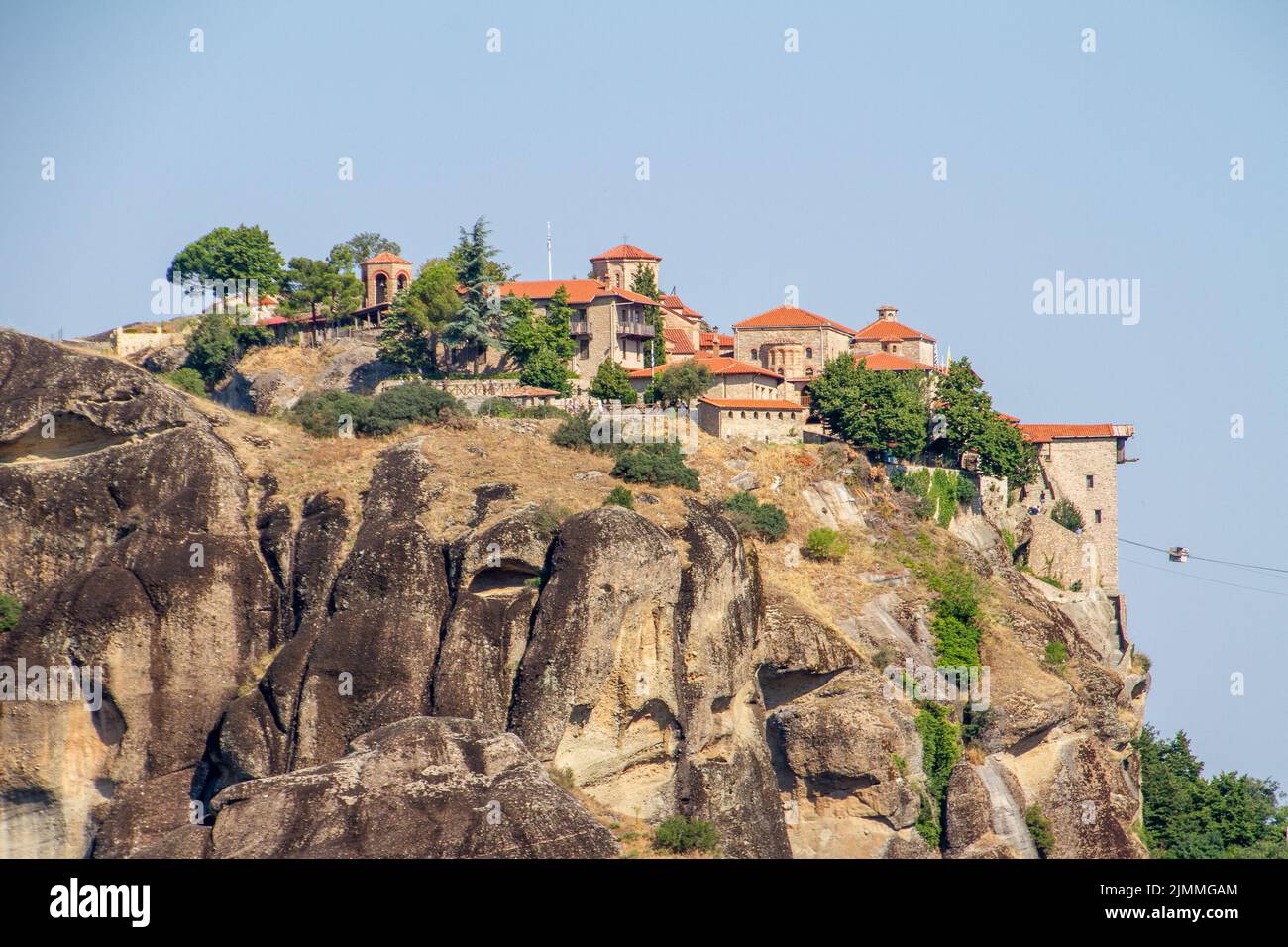 Kalambaka, Greece, July 23, 2022.Great Meteora is an Orthodox Christian ...