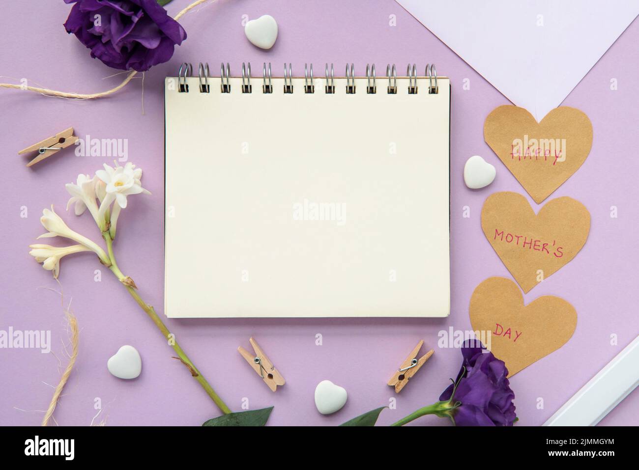 Frame notebook happy mother s day Stock Photo - Alamy