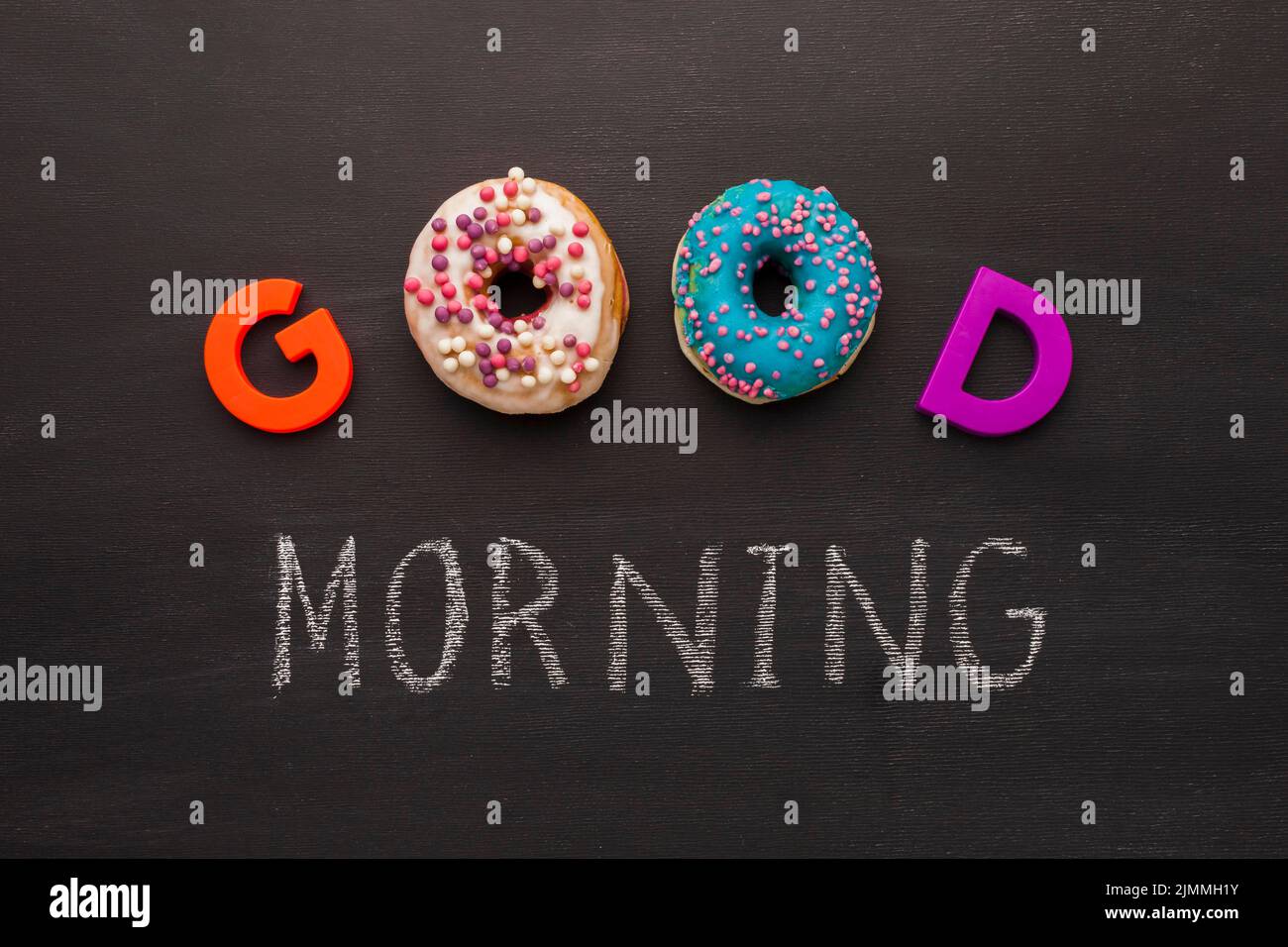 Good morning lettering cup hi-res stock photography and images - Alamy