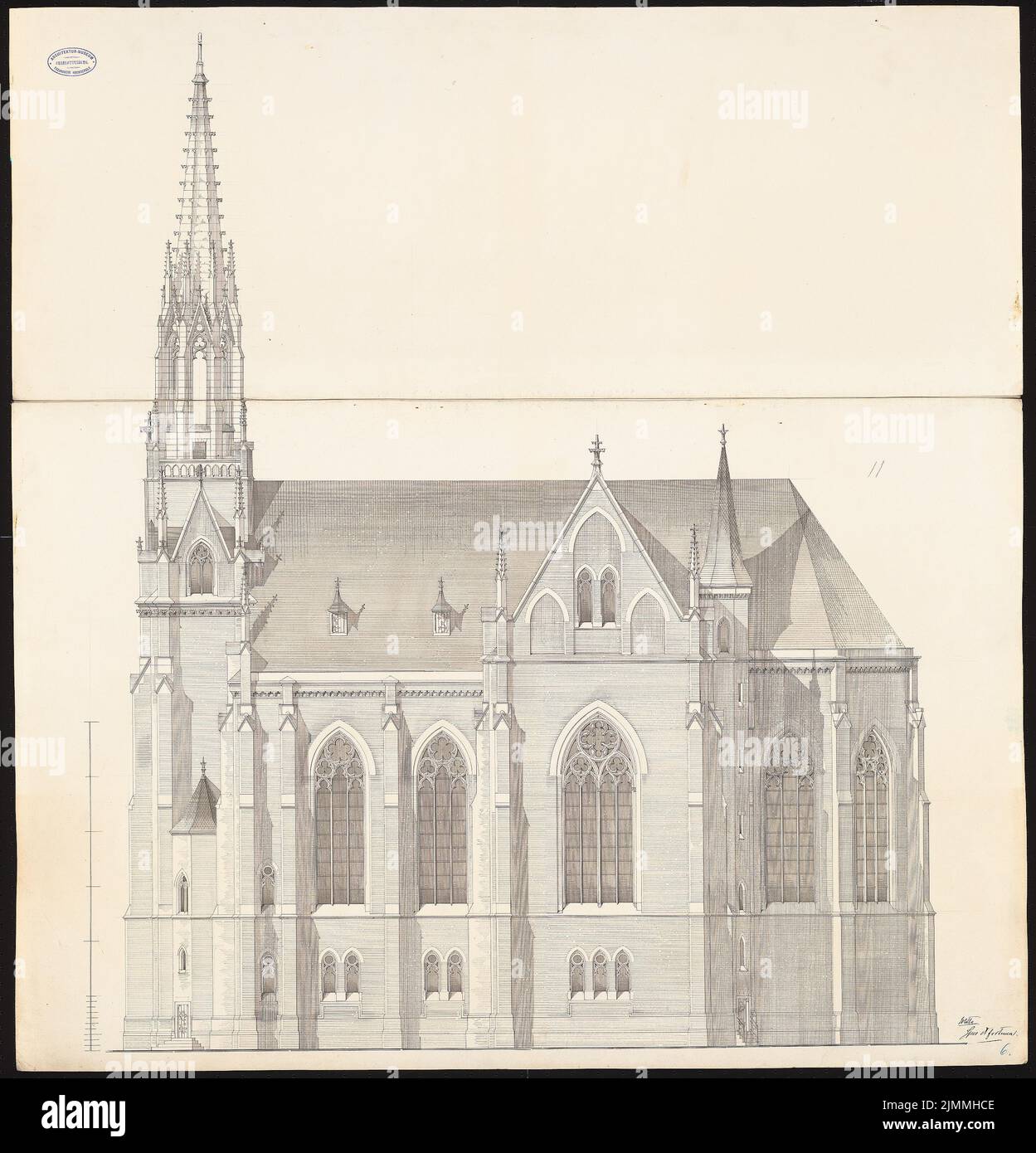 Cremer Robert (1826-1882), Evangelical Church, Krefeld (without dat ...