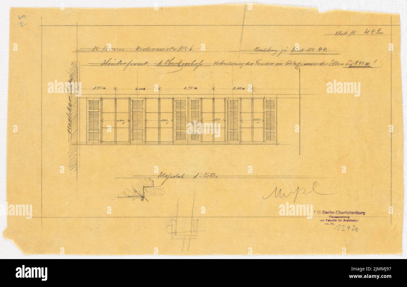 Messel Alfred (1853-1909), residential building Arons, Berlin (1899 ...