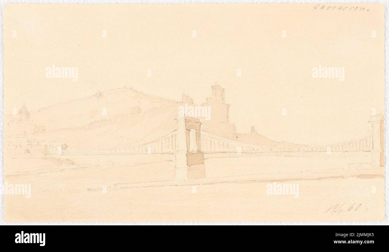 Persius Reinhold (1835-1912), bridge in Tarrascon (September 19, 1860 ...