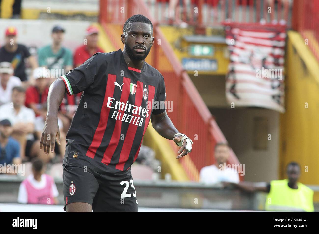 Fikayo Tomori of AC Milan looks during LR Vicenza vs AC Milan, frendly ...