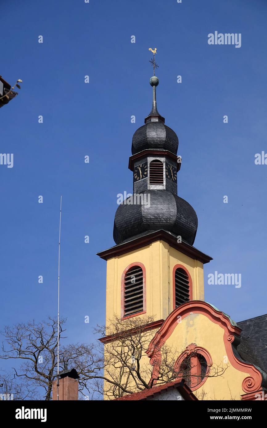 Church in Nackenheim Stock Photo - Alamy