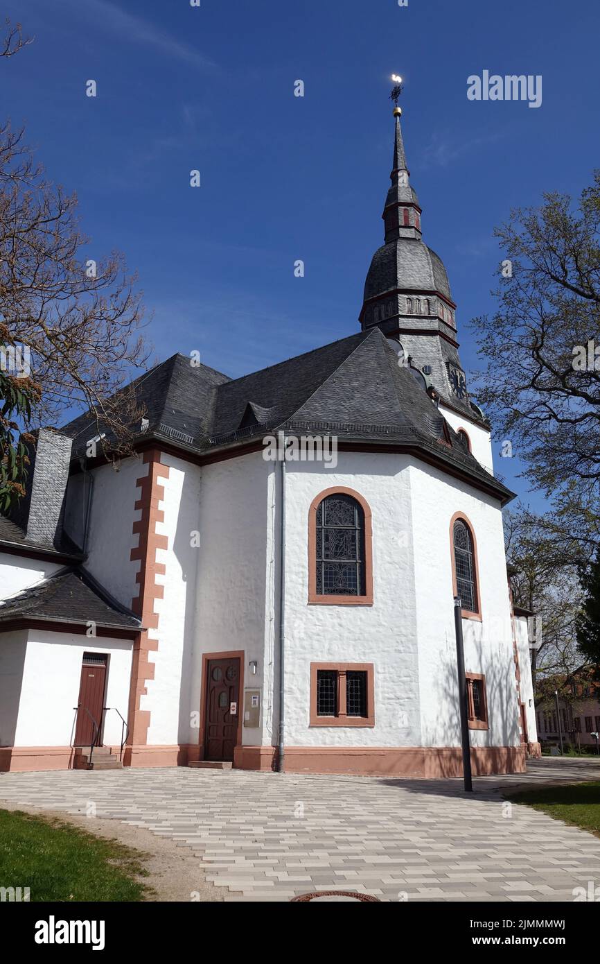 St. Martin's Church in Nierstein Stock Photo - Alamy