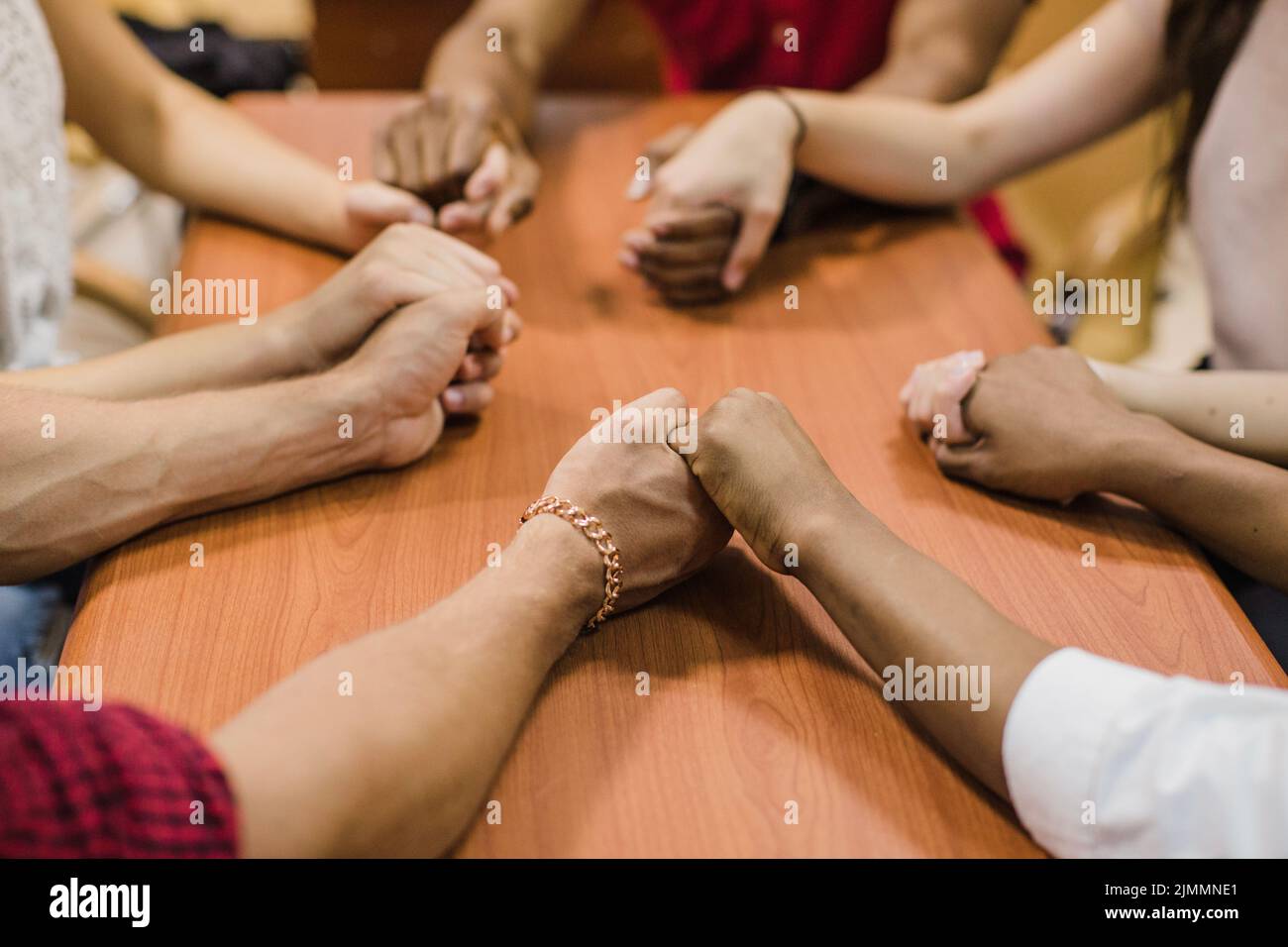 Group business people holding hands hi-res stock photography and images - Alamy