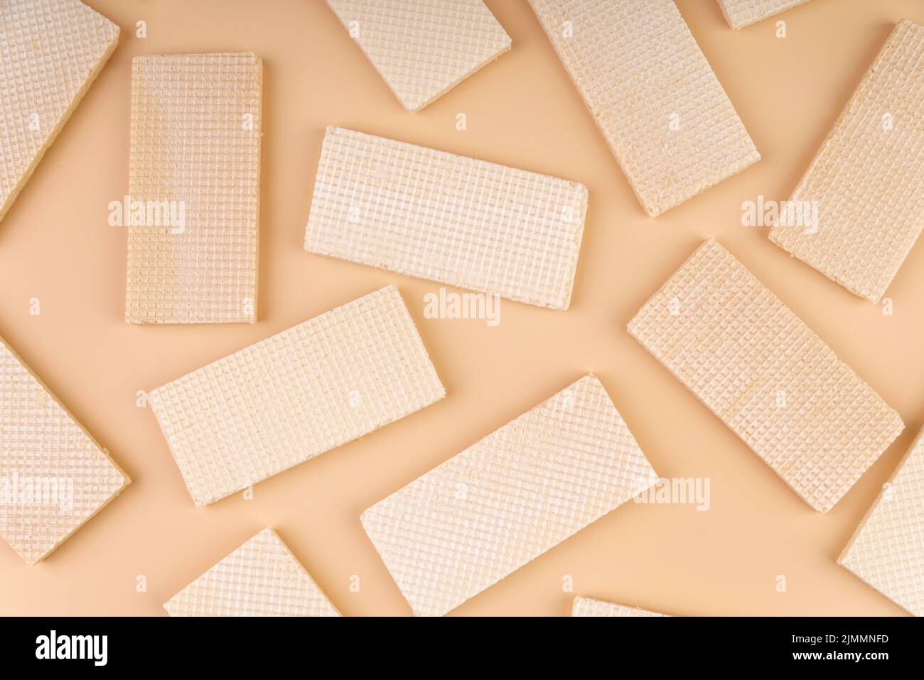 Top view wafers simple background Stock Photo - Alamy