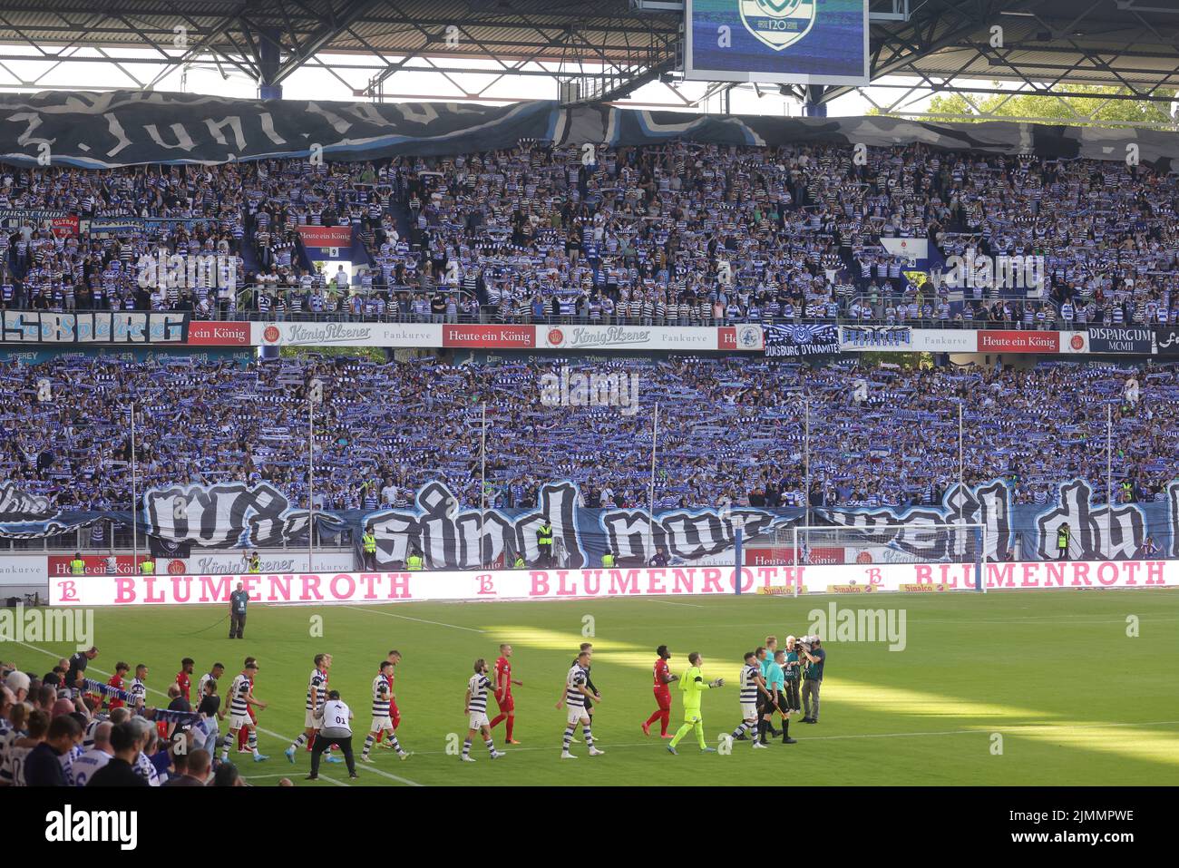 Duisburg, Deutschland. 05th Aug, 2022. firo : 05.08.2022, football ...