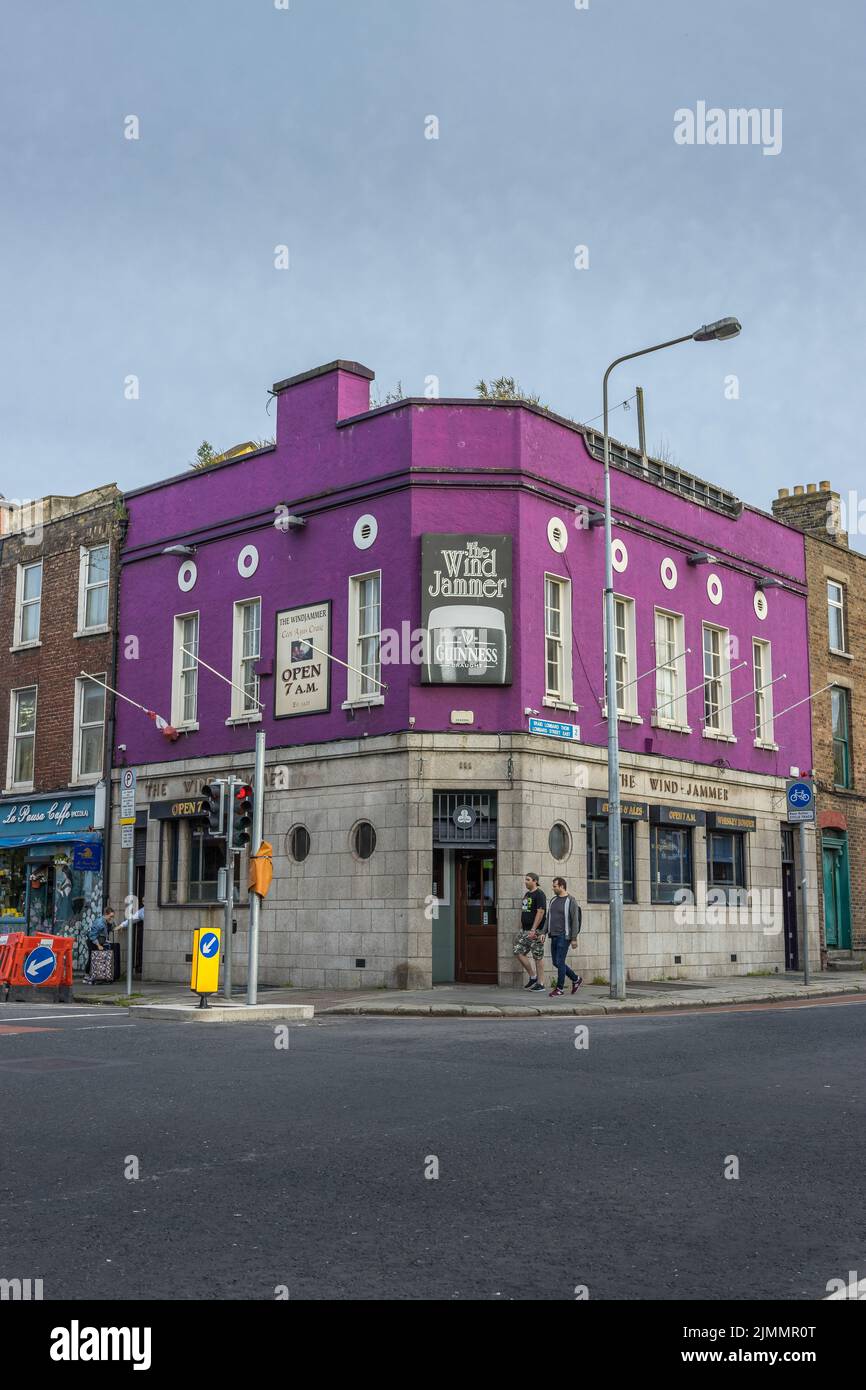 A view of apartments and offices in Dublin docklands district Stock ...