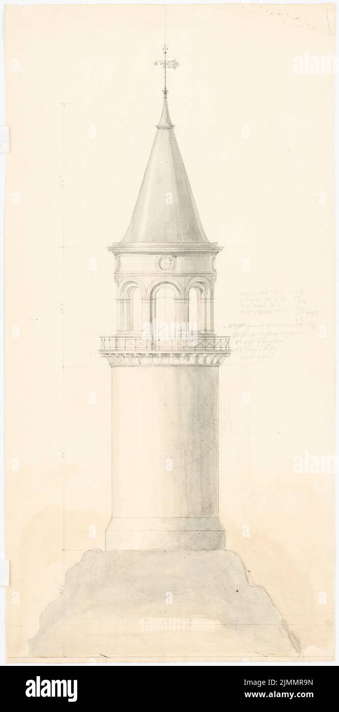 Orth August (1828-1901), Castle of Dr. Strousberg, Zbirow. Conversion ...