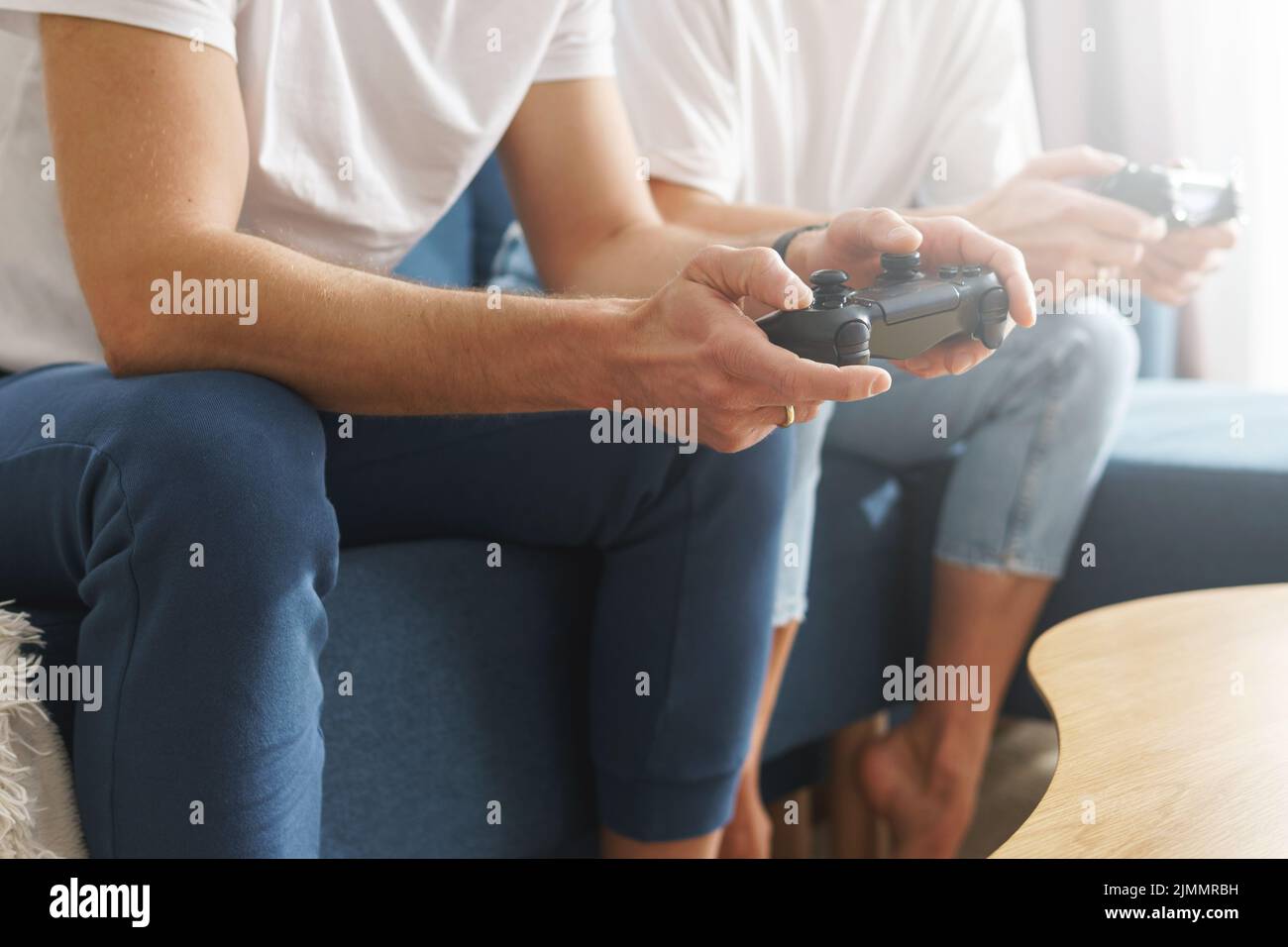 Playing a console hi-res stock photography and images - Alamy