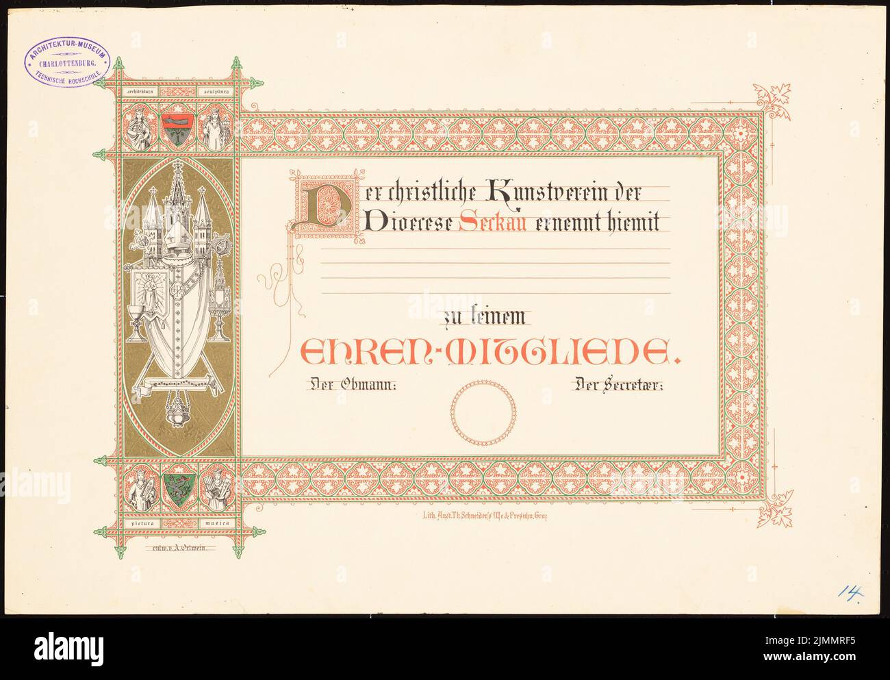 Urkundenentwurfe ohne dat hi-res stock photography and images - Alamy