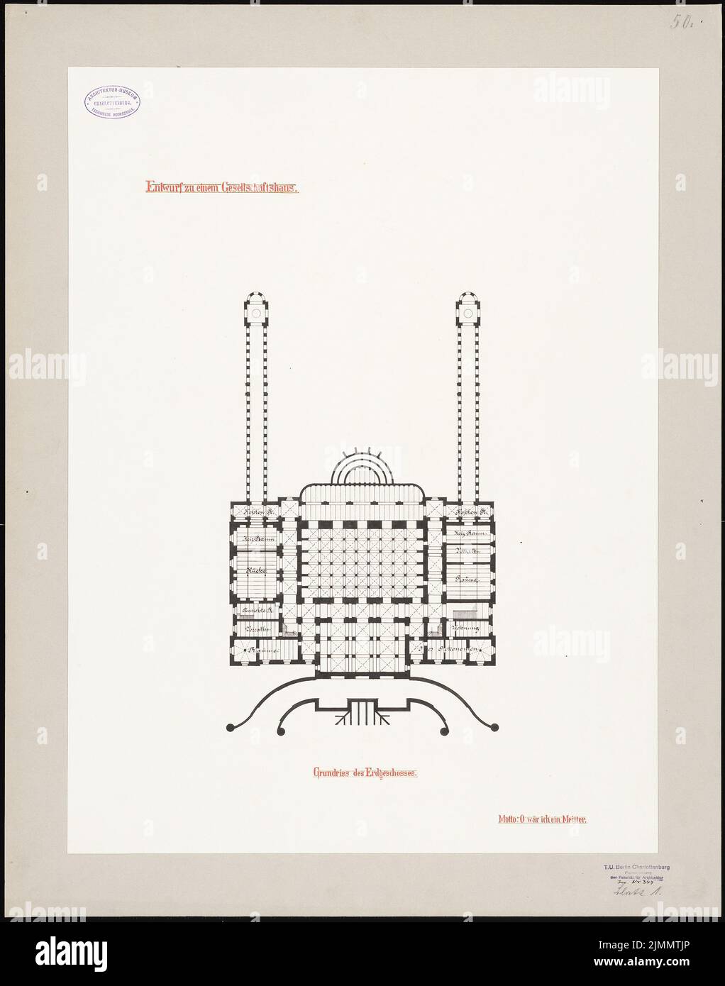 1906 grundriss eg hi-res stock photography and images - Alamy