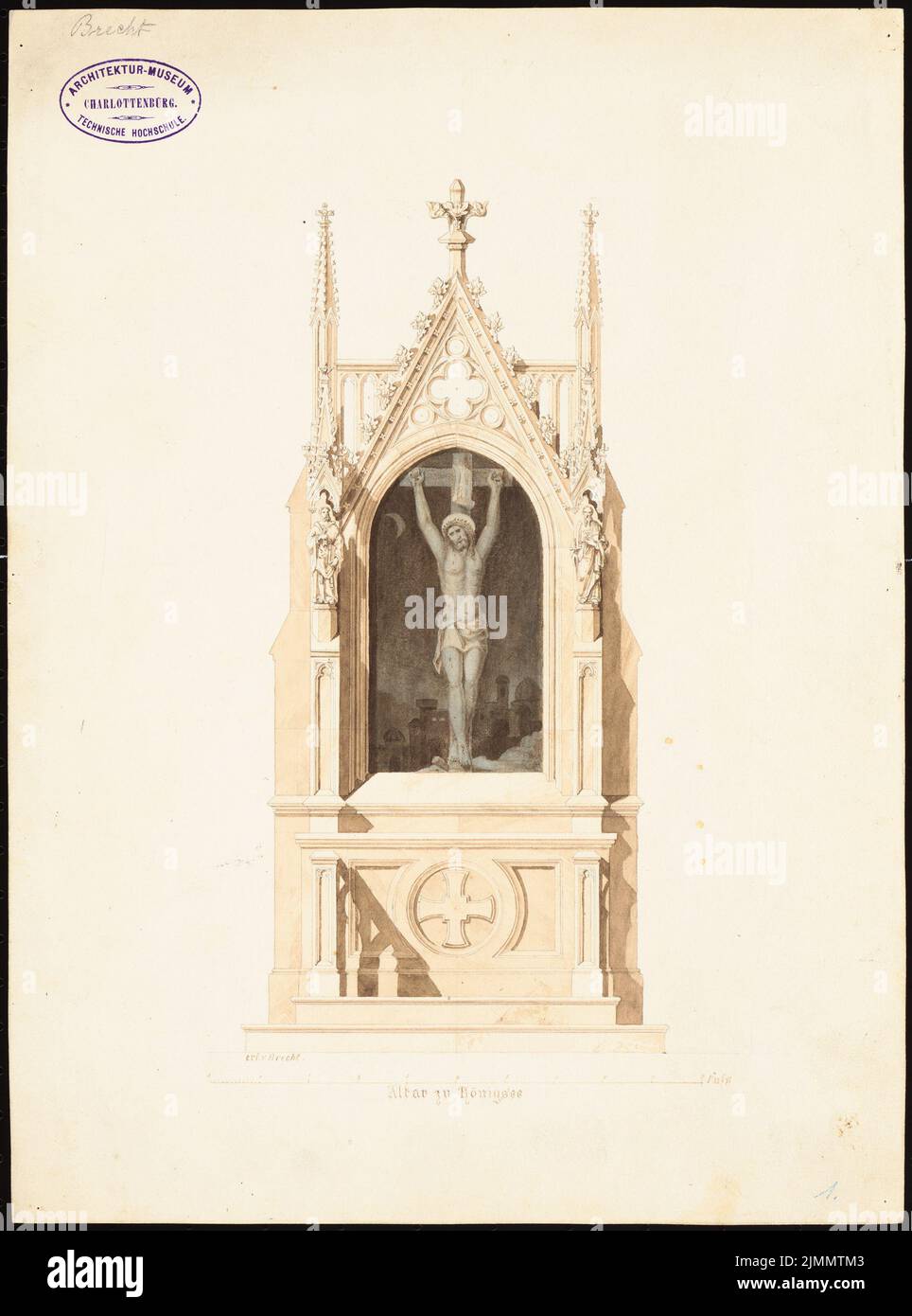 Brecht Paul Rudolph (born 1828), altar, Königssee (without date): View ...