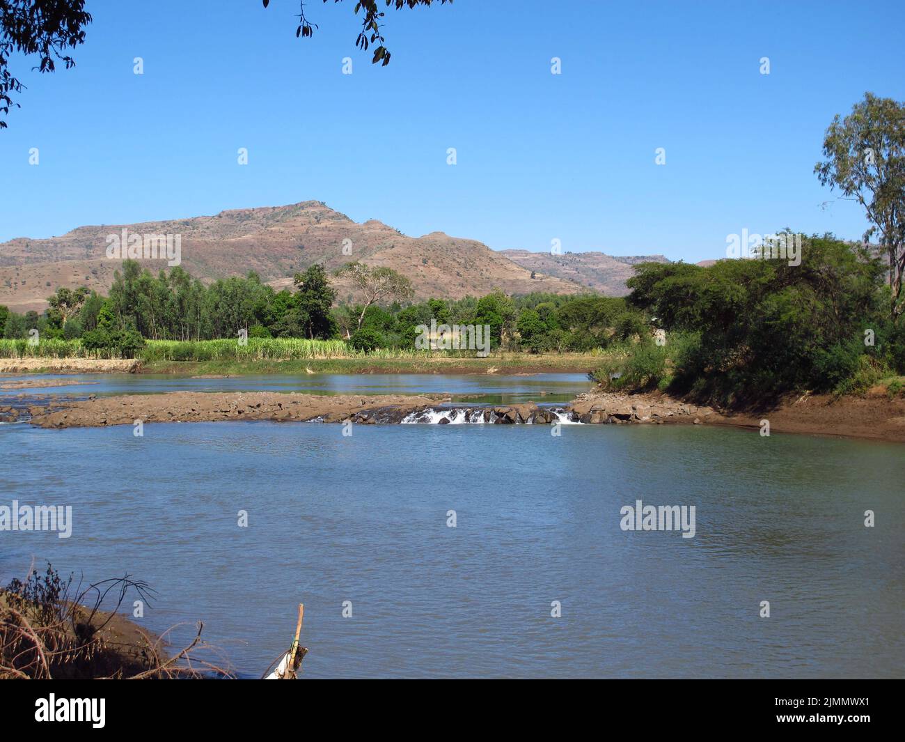 Blue Nile river in Ethiopia of Africa Stock Photo - Alamy