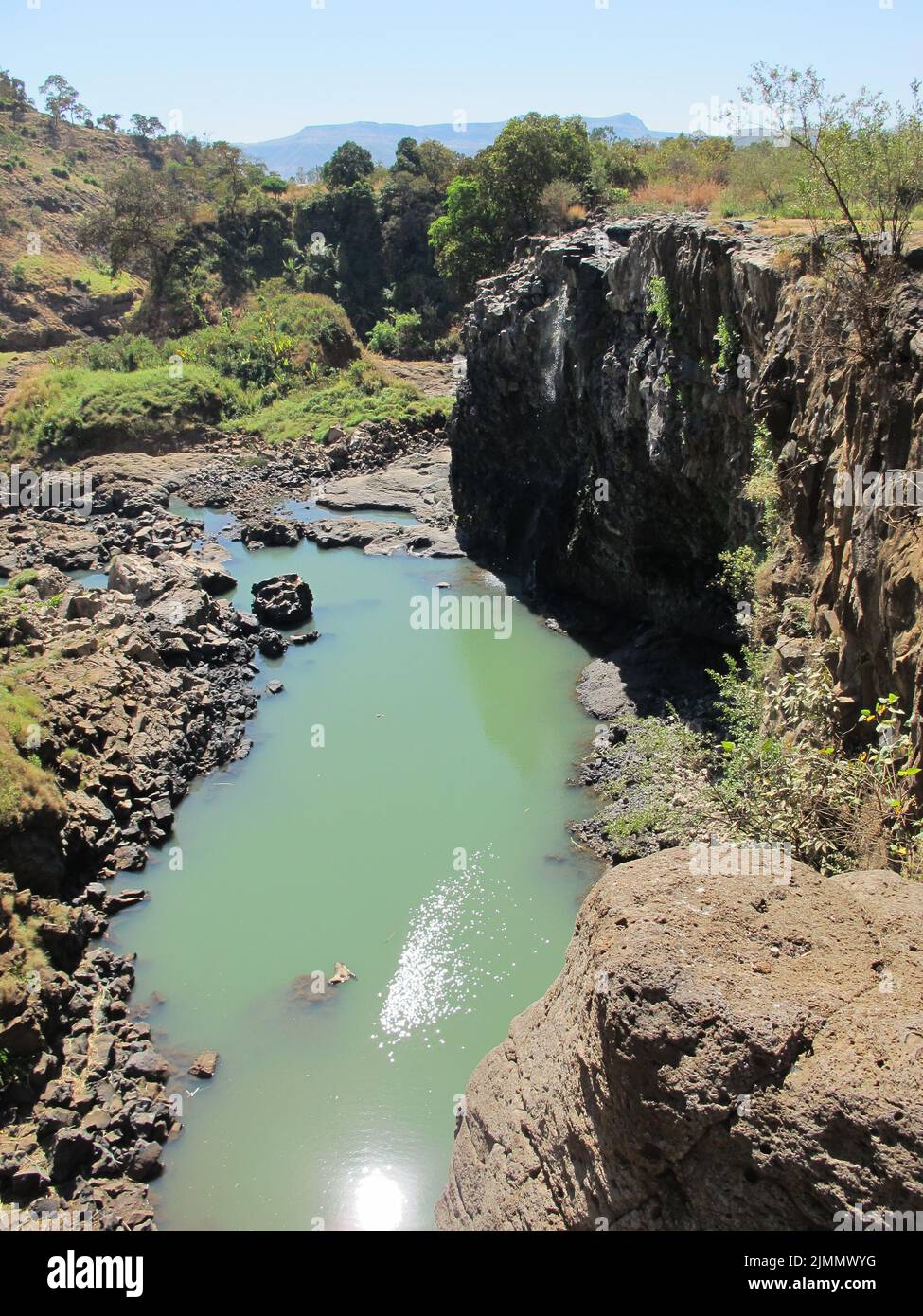 Tis Abbay - Waterfalls of the blue Nile in Ethiopia Stock Photo - Alamy