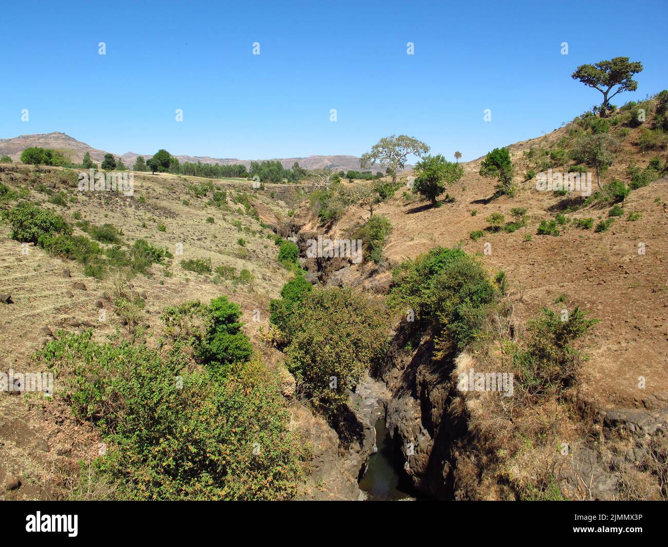 Tis Abbay - Waterfalls of the blue Nile in Ethiopia Stock Photo - Alamy
