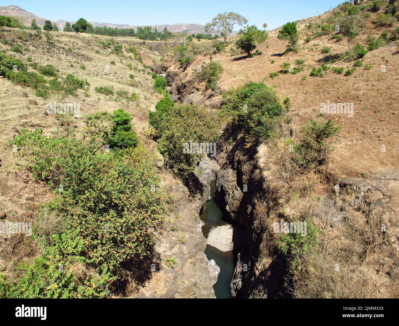 Tis Abbay - Waterfalls of the blue Nile in Ethiopia Stock Photo - Alamy