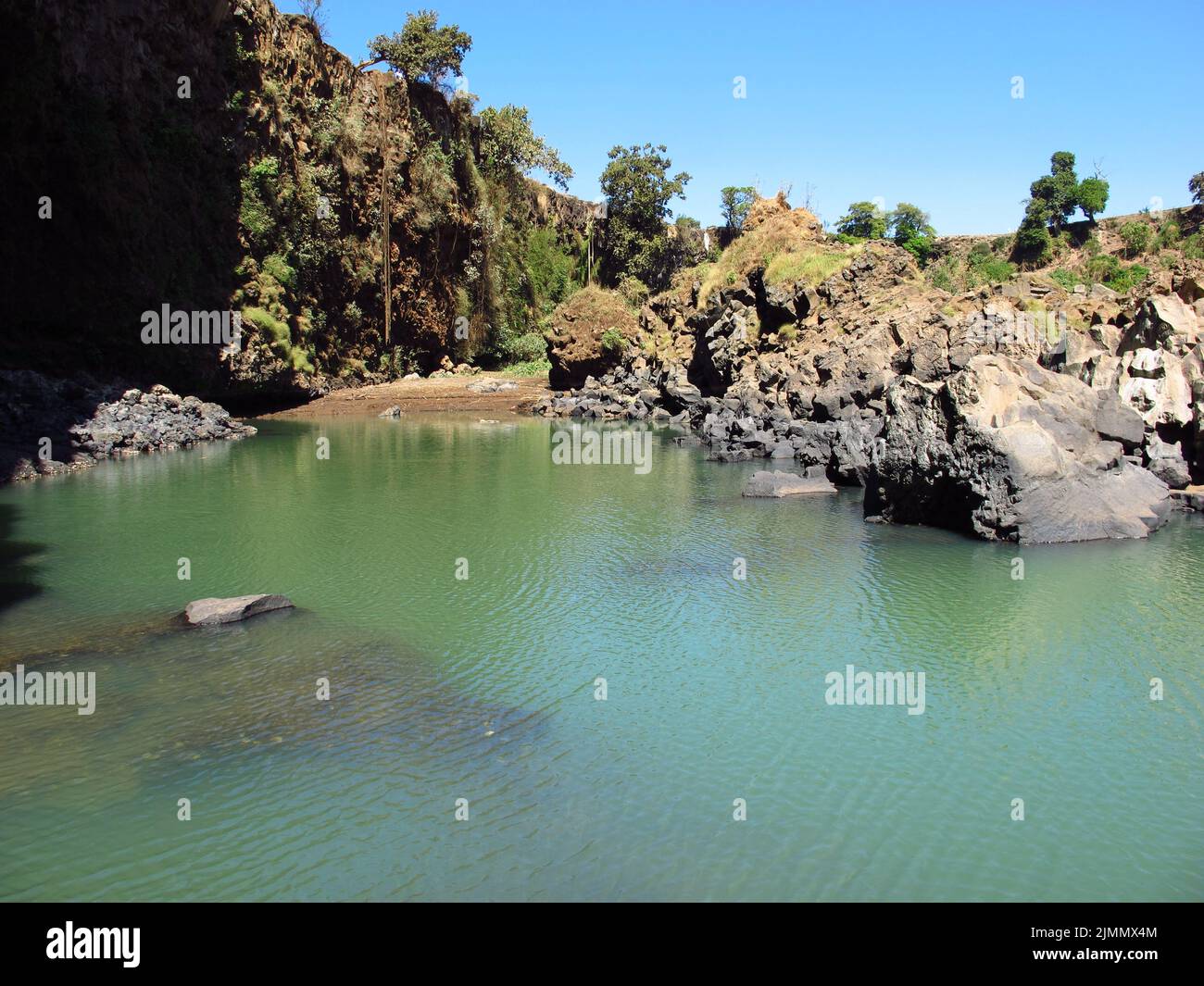 Tis Abbay - Waterfalls of the blue Nile in Ethiopia Stock Photo - Alamy