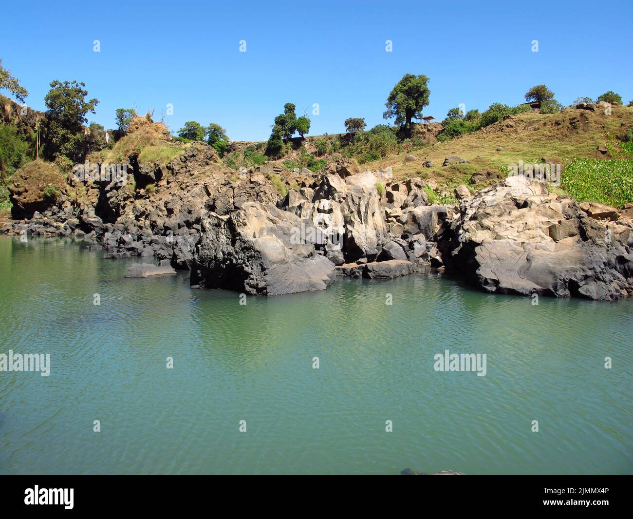 Tis Abbay - Waterfalls of the blue Nile in Ethiopia Stock Photo - Alamy