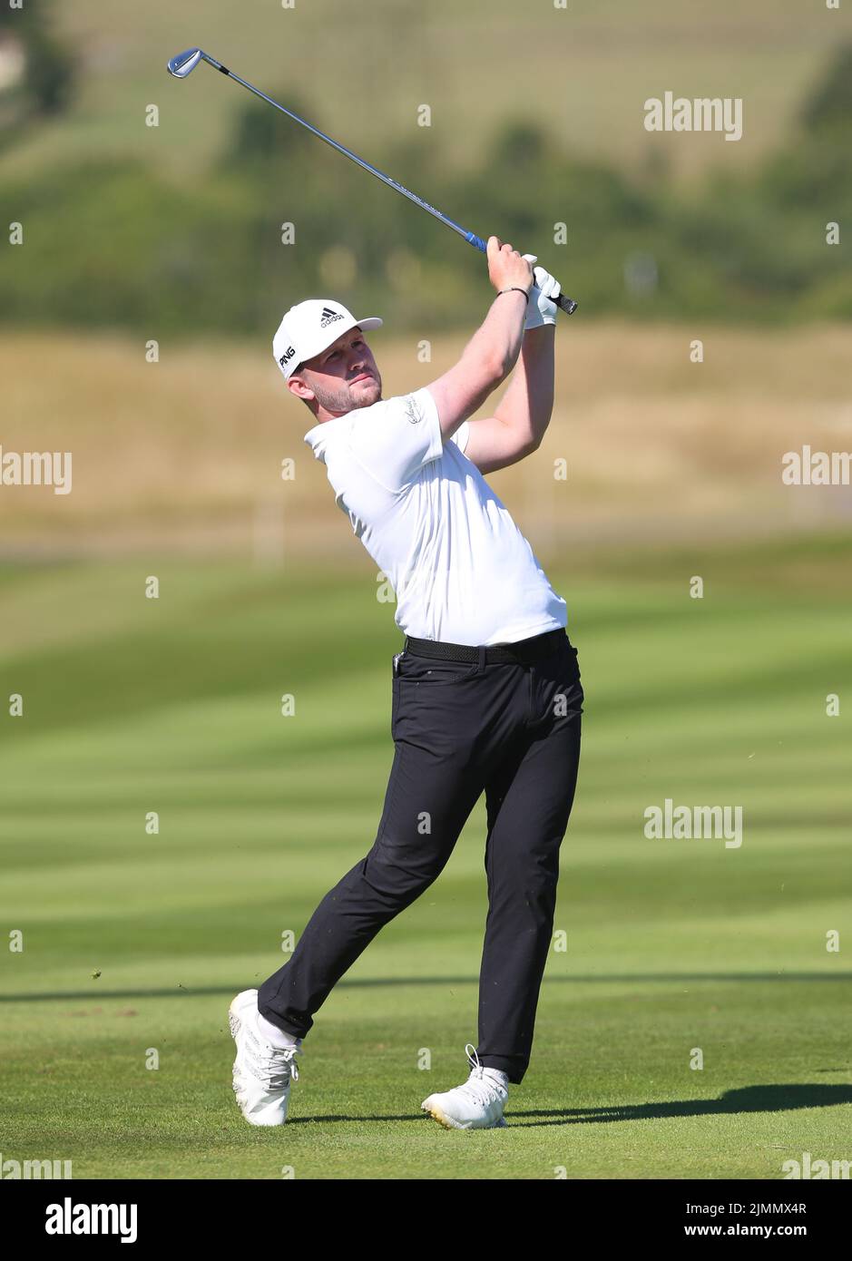 Scotland's Connor Syme during day four of the Cazoo Wales Open at the ...