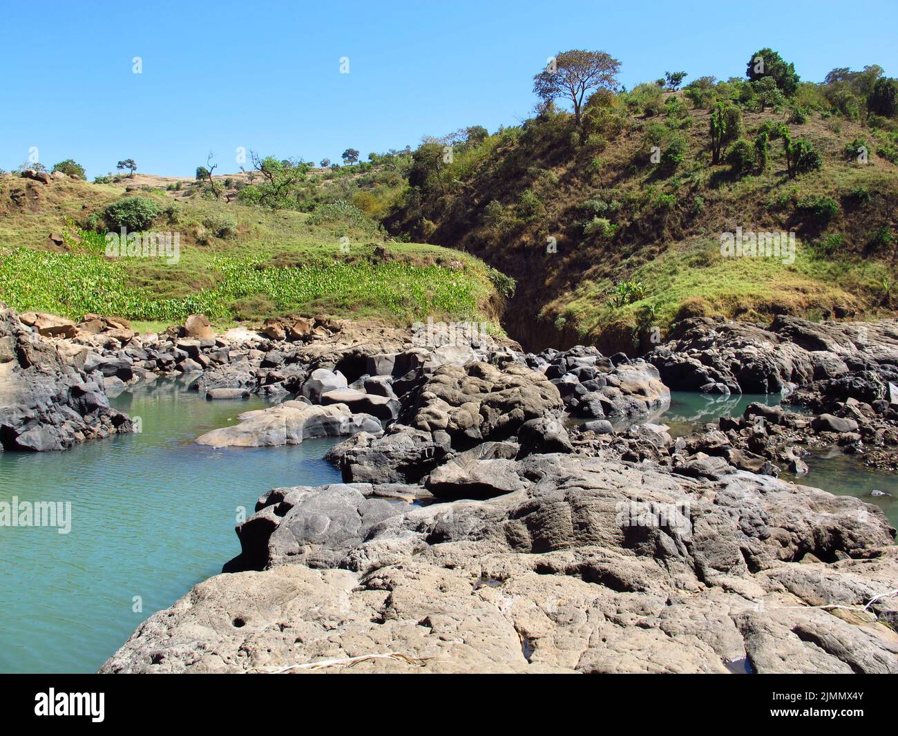 Tis Abbay - Waterfalls of the blue Nile in Ethiopia Stock Photo - Alamy